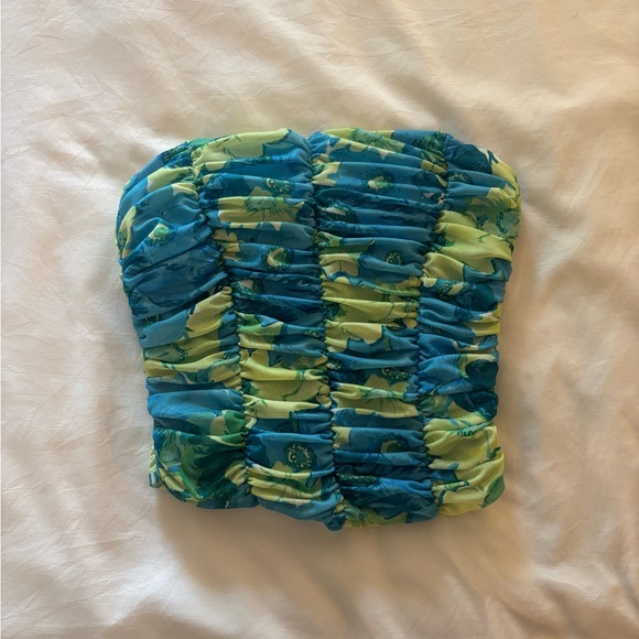 Glassons | Tops | Glassons Blue Floral Corset Top | Poshmark